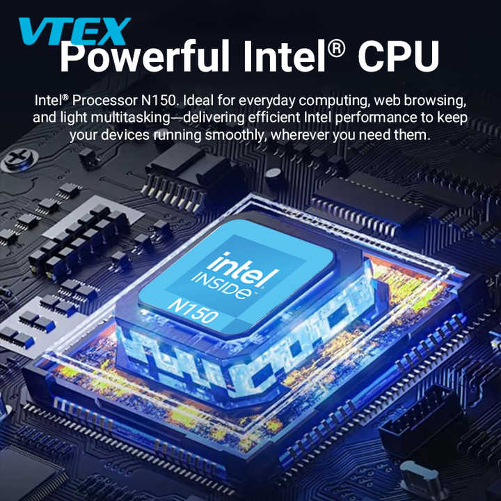 N150 Industrial Mini PC DDR4 RAM up to 16GB SATA M.2 SSD Dual COM Ports Type-C Win11 Linux ...