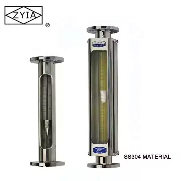 Chemical Resistant Acid Flow Meter Glass Tube Rotameter OEM for Air ...