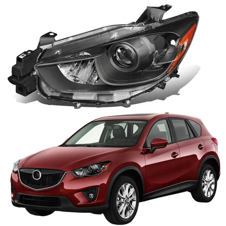 CX5 CX-5 Halogen Headlight USA Version 2013-2016 Upgrade Front Light Modified Head Lamp Auto Car ...