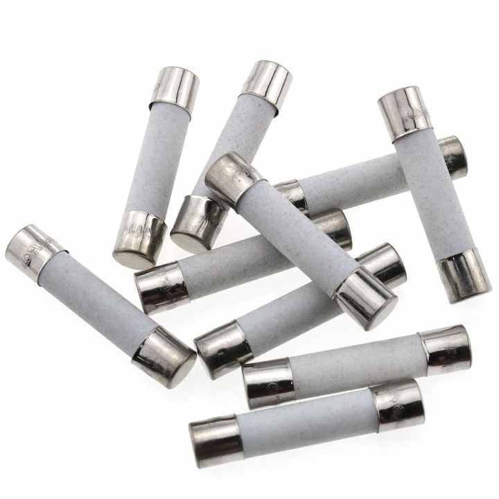 Ceramic Tube Fuses 20 Pcs 30A 250V Slow Blow Ceramic Fuses - 6x30mm ...