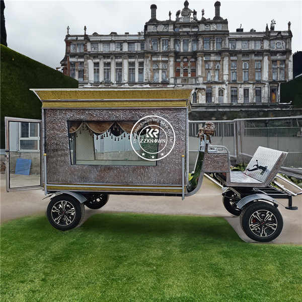Glass Covered Funeral Hearse Electric Horse Carriage/Horse-drawn Coffin ...