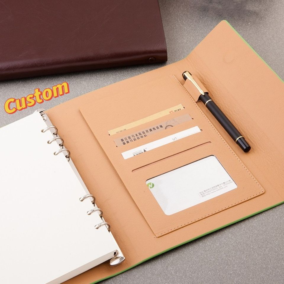 2026 Loose Leaf Binding Notebook Custom Logo Cover Color Soft High ...