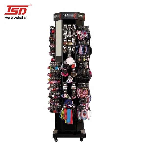 Store Metal Pegboard Display Stand for Hair Accessories