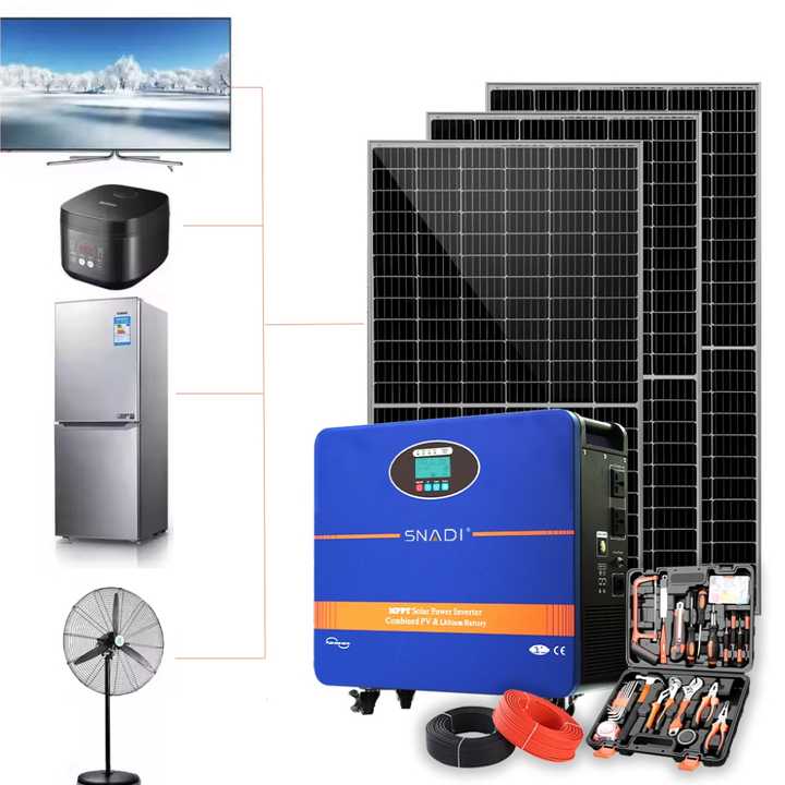 Whole House 5KW Solar Generator Price 5kva Generator Solare Portable ...