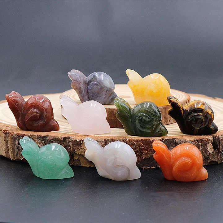 HZ Natural Crystal Raw Stone Stone Mini Landscaping Engraved Small ...