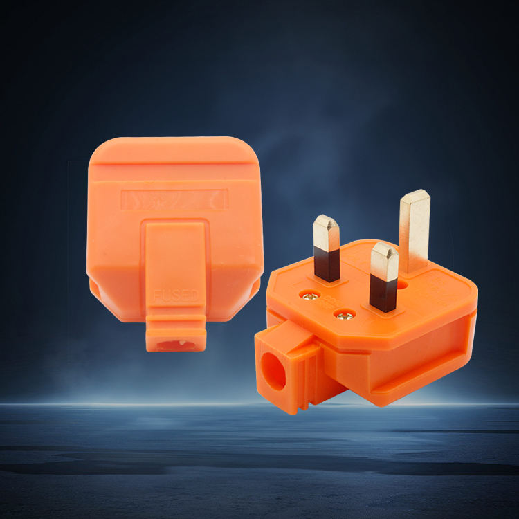 PMG UK 13A 3 Pin Fused Grounding Electrical Plug with Customizable ...