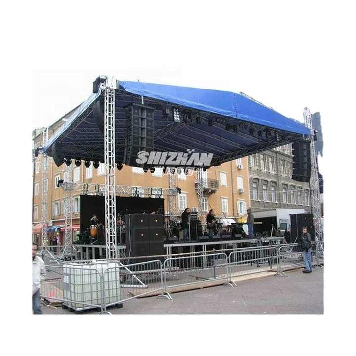 Customized Aluminum Lighting Truss Mobile DJ Booth Trussing Stand ...