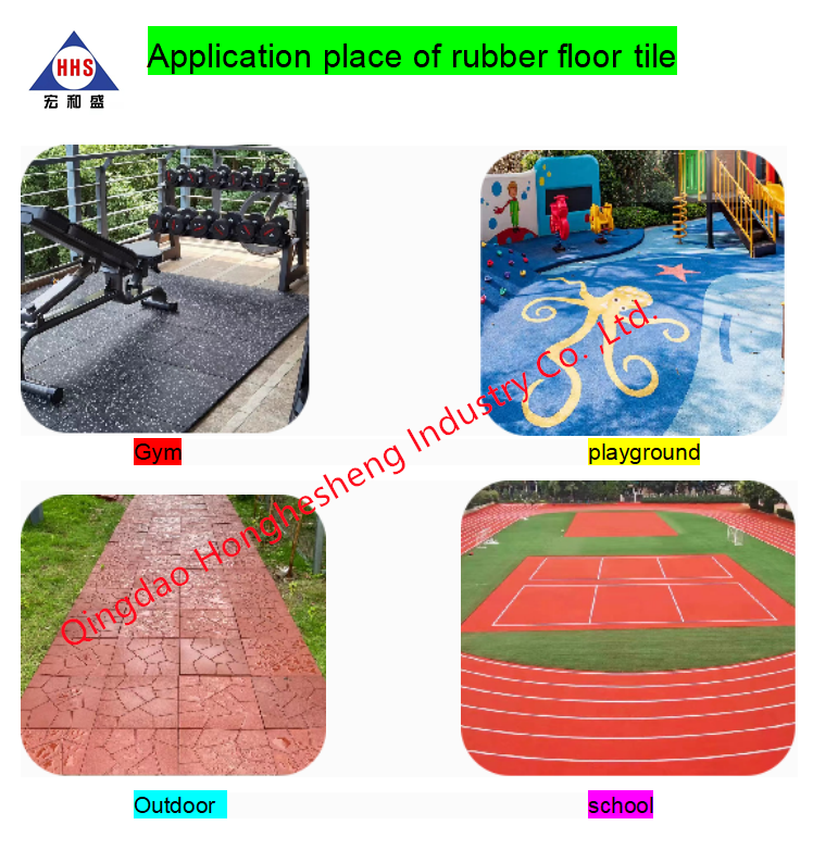 Waste Tire Rubber Floor Tile Production Line / Recycled Rubber Roofing ...