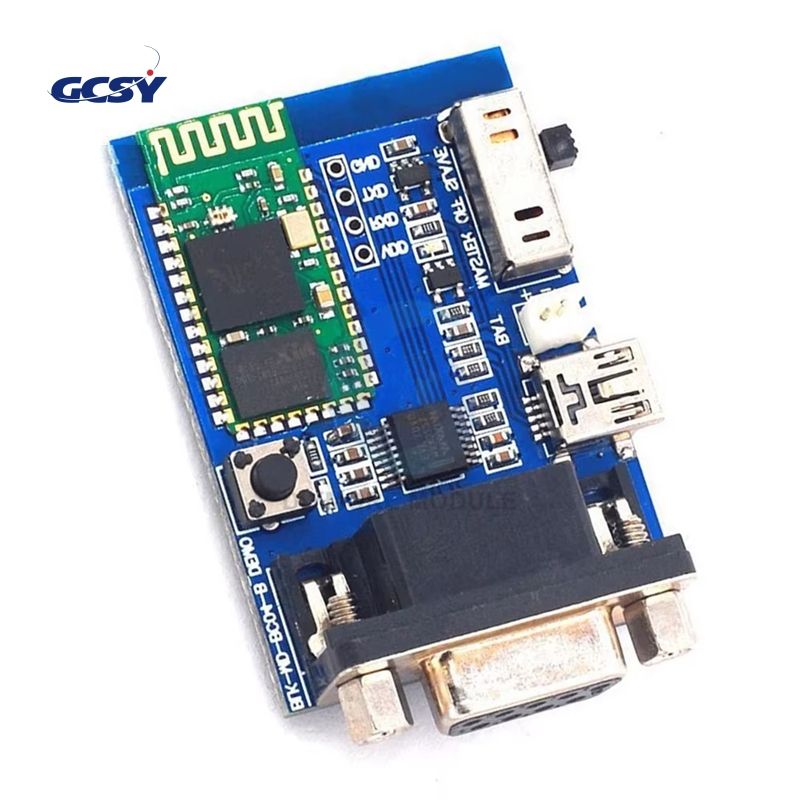 RS232 Blvetooth Serial Adapter Board Master Slave 2 Modes 5V Mini USB ...