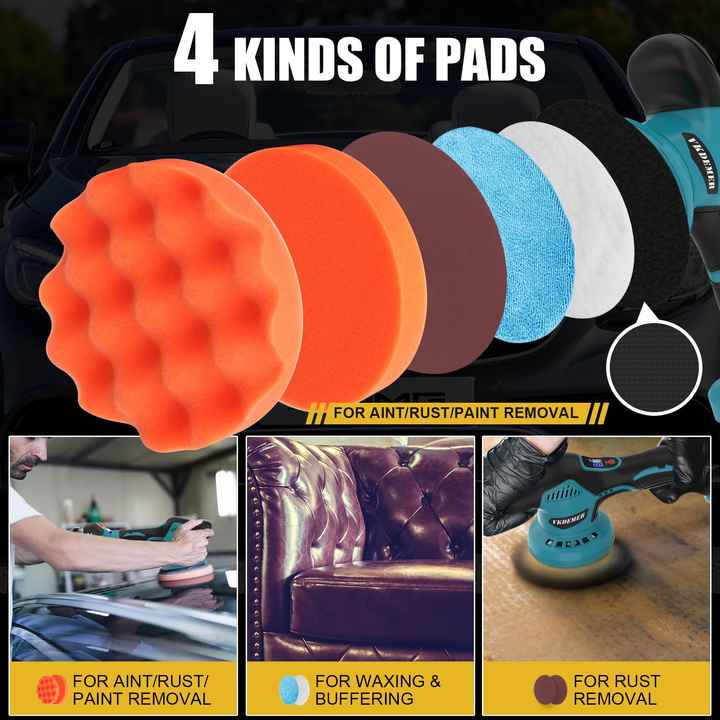 Wholesale DIY Car Polisher Machine Cordless Mini Battery Car Buffer ...