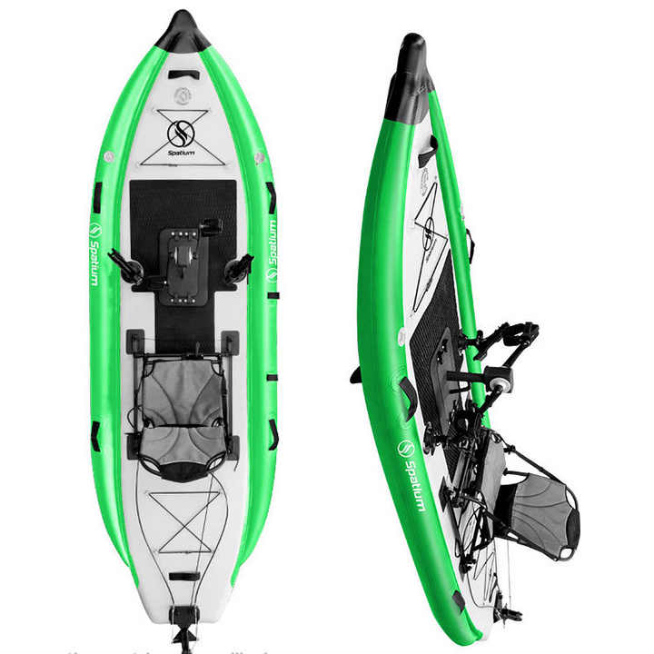 Complete Kayak Kit With Accessories WOLF ARMOR Inflatable Recreational ...
