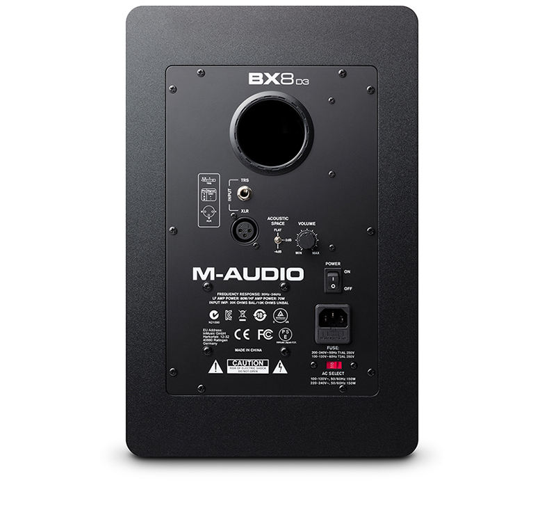 M-AUDIO BX8 D3 - Professional 8 Inch Active Monitor Speakers
