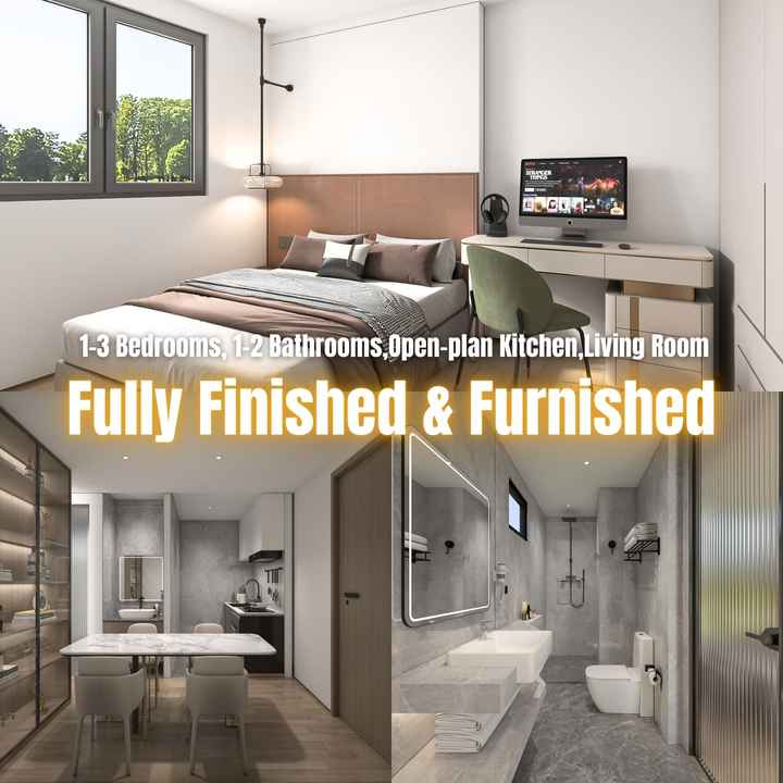 Fully Furnished Modular Units Customizable Interiors for Comfortable ...