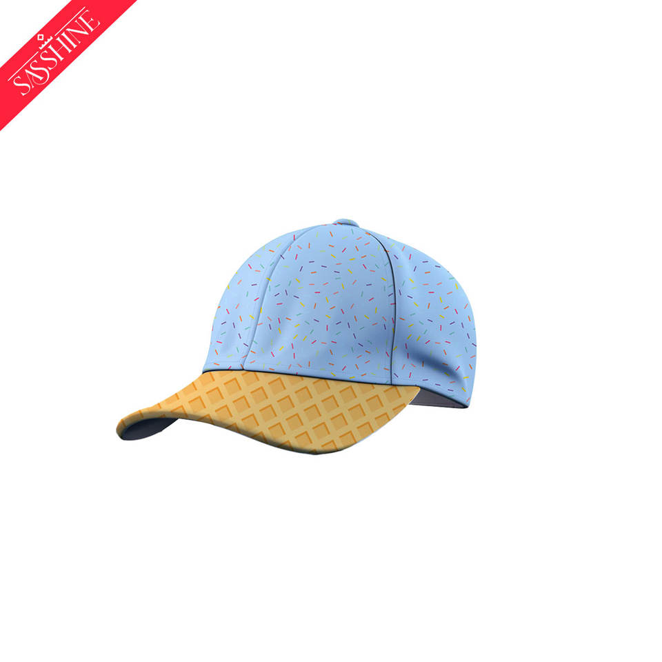 Personalised Custom Classic Unisex Fashion Cap Ice Cream Drip Outdoor ...