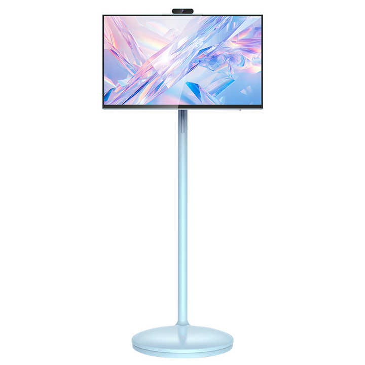 27inch Movable TV with Battery Self Kiosks Digital Signage Totem ...