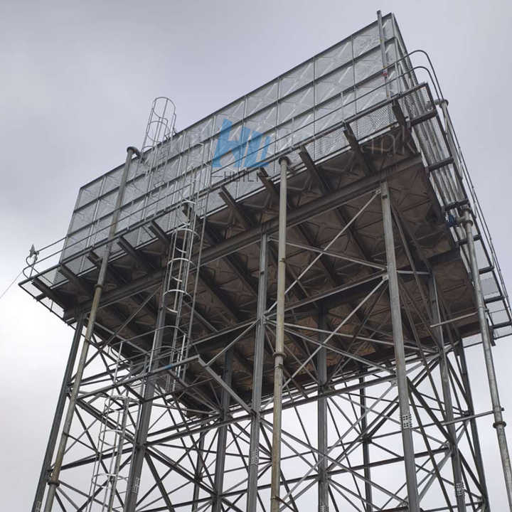 Overhead Hot Dipped Galvanised Water Tank Farm Tanque De Almacenamiento ...