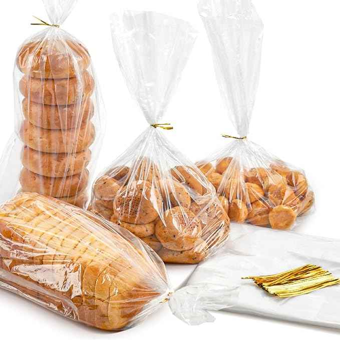 Home Baker's Side Gusset Plastic Bread Loaf Supermarket Cellophane Food ...