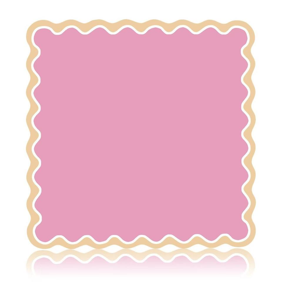 80 * 80cm American Mahjong Mat Cute Wave Border Defense Sliding Noise ...