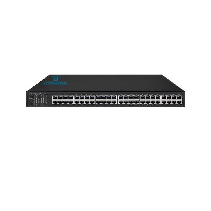 48 X 1000Base-T PoE Port Flip Rackmount Unmanaged Switch Max PoE++ 90W ...