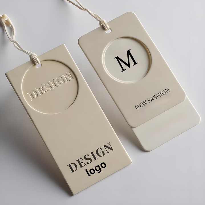 Factory Direct Luxury Clothing Hanging Labels Eco-Friendly Paper Name ...