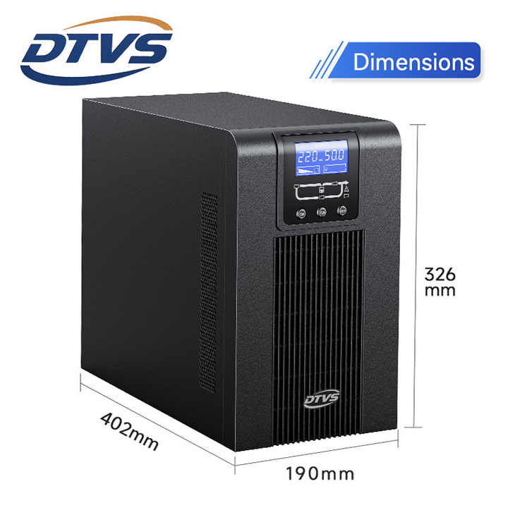 Single Phase 800w/1kva Online Ups With Battery Backup - Server Rack ...
