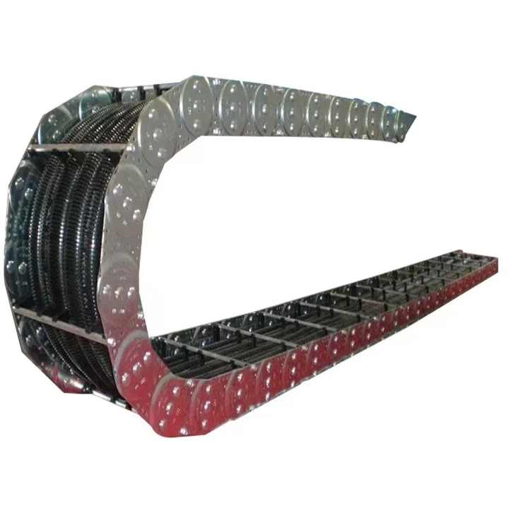 Hydraulic Hose Track and Enclosed Cable Protection for Drag Chain Steel ...