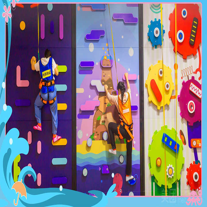 Factory Wall Mounted Climbing Holds Customized Rock Climbing Wall for ...