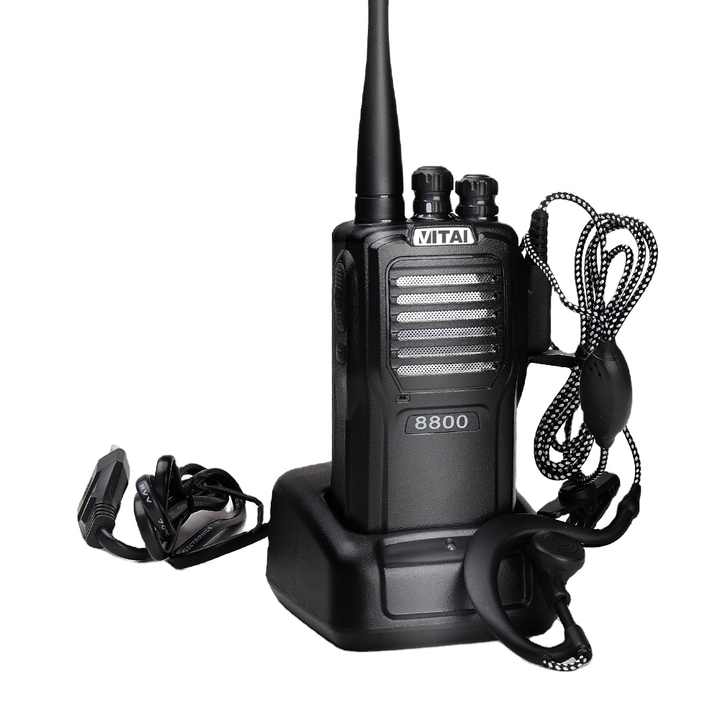 Vitai Portable Mini Two-Way VHF Transceiver Handheld Digital DMR Walkie Talkie for Radio ...