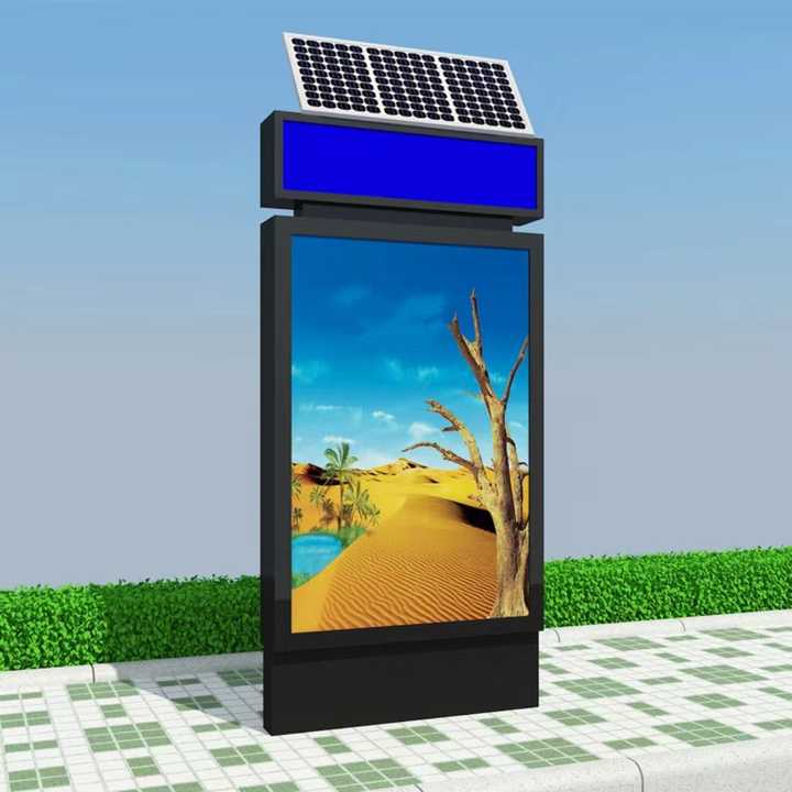 Customized Solar Powered Electronic Battery Billboards LED Light Box ...