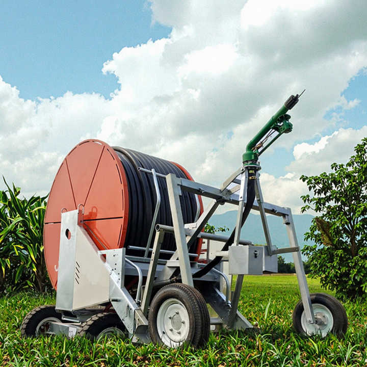 Precision Farm Watering Irrigation System Remote Controlled Reel Type ...