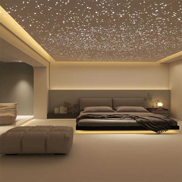 Hotel Lobby Interior Fiber Optic Lighting - Starry Star