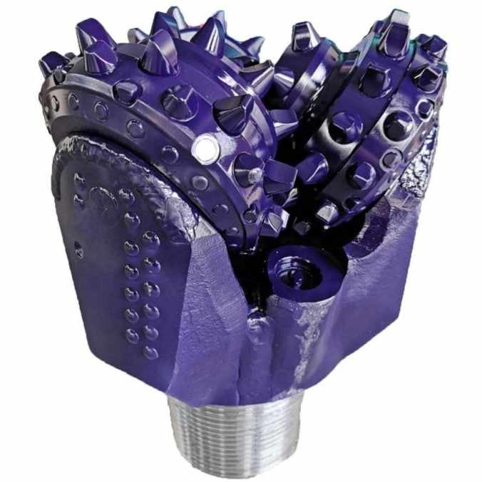 Bore Hole Horizontal IADC 417 Tricone Rock Bit Open Bearing Steel Drill ...
