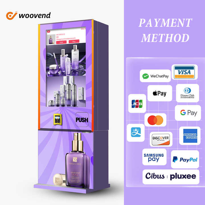 Digital Signage Vending Machine With Cashless Kiosk Touch Screen Mini ...
