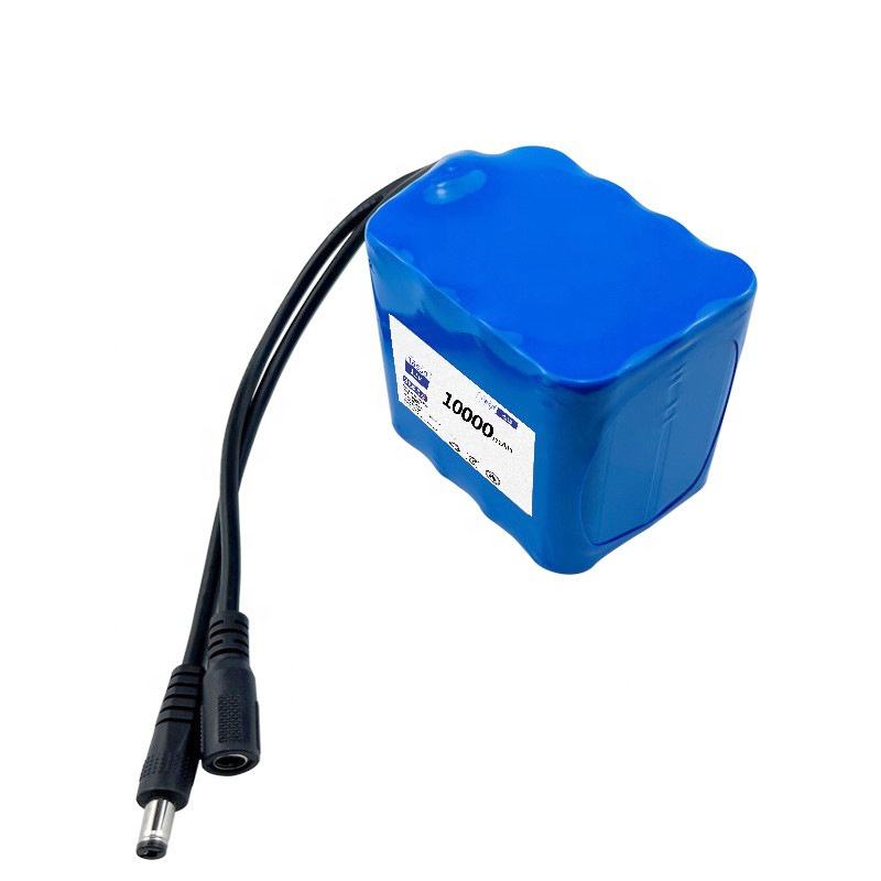 18650 3S4P 11.1V 10Ah 12V 10000mAh Rechargeable Lithium Ion Battery ...