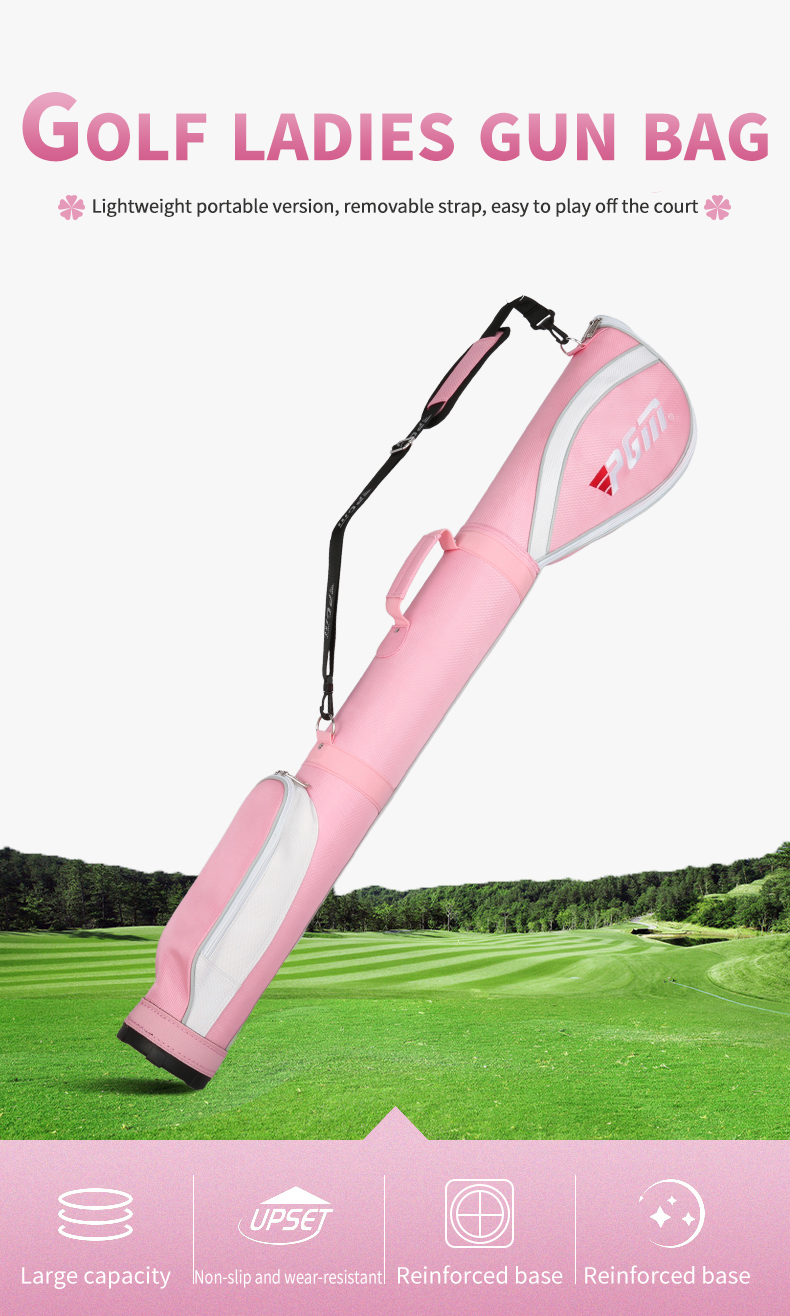PGM QIAB005 Pink Women mini golf pencil bag-企业官网