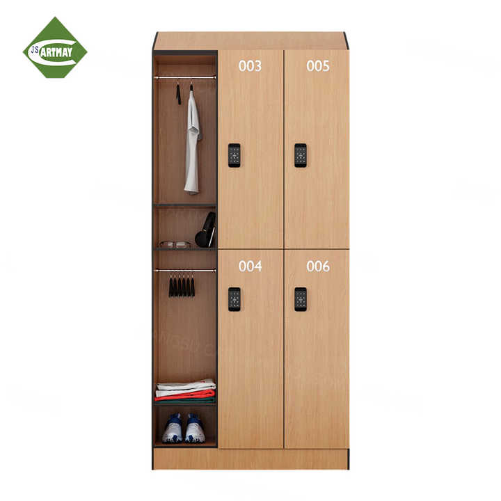 Cartmay Custom Modular Gym Locker With Sloping Top Wooden Cabinet ...