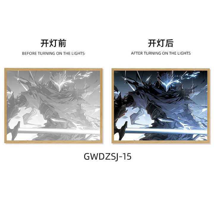 21*29CM Wholesale Solo Leveling Sung Jin Woo Yoo Jin Ho Anime USB Night ...