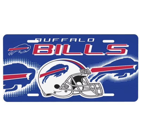 Buffalo Bills Car Plate Football Teams Unisex License Plate Custom High ...