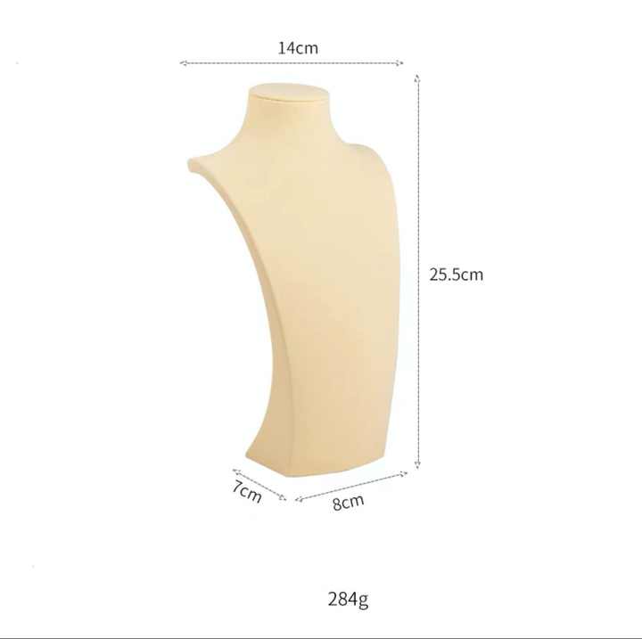 JInsky Three Sizes Beige Necklace Stand Shop Jewelry Display Jewellery ...