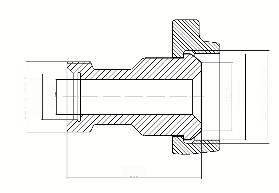 API 6C Forged Steel Head Variable Diameter Joint 2" 3" High/Low ...