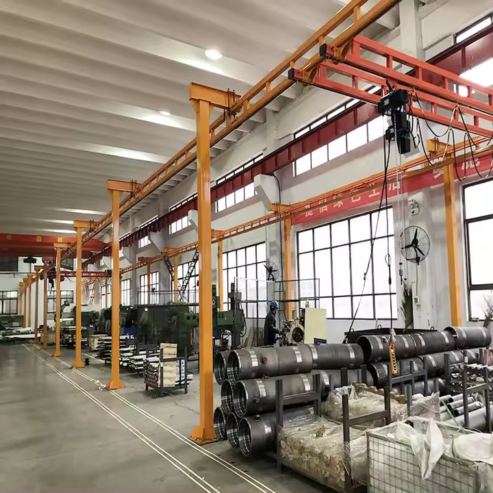1 Ton 3ton Suspended Rail Flexible Light Duty Workstation Freestanding ...