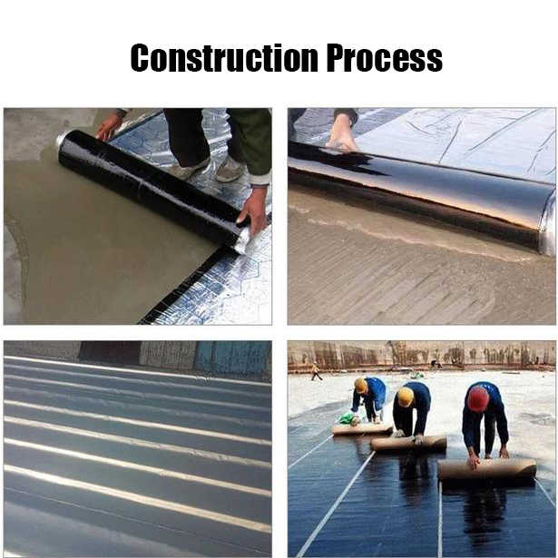 3.0mm Thickness Modified Bitumen Self Adhesive Waterproof Membrane ...