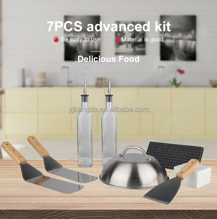 Barbecue Utensil Gifts 7pcs Premium Griddle Accessory Kit Bbq Too Set ...