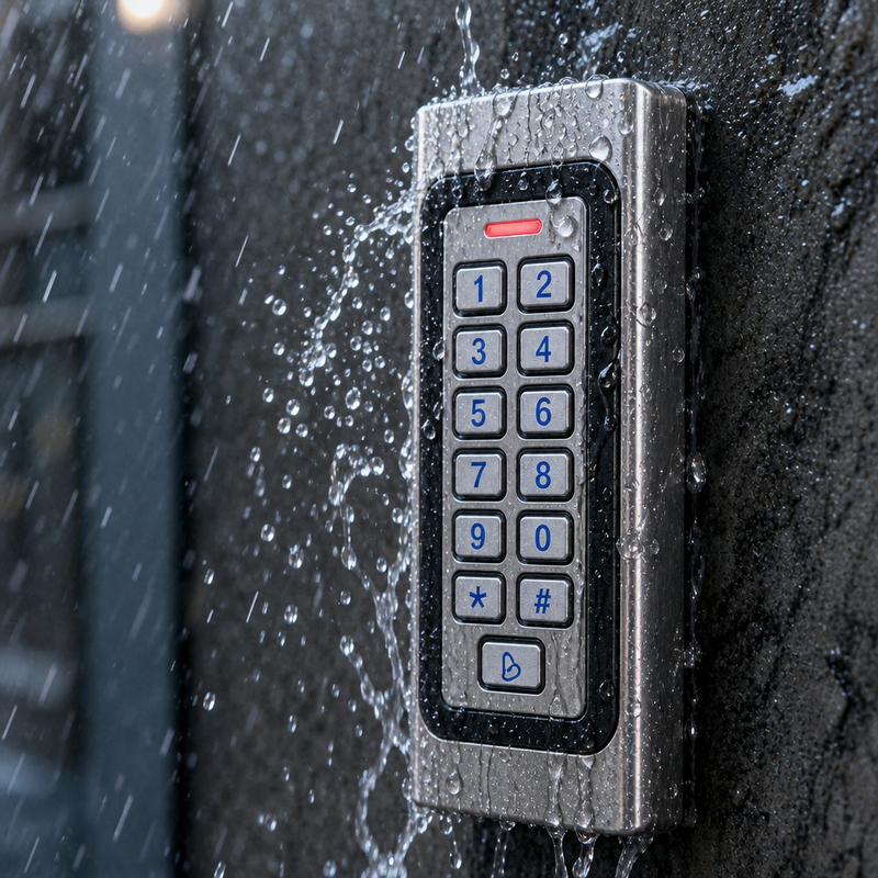 Metal Case Standalone Access Control With Keypad RFID Reader IP67 ...