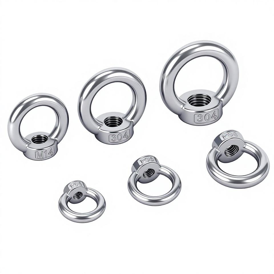 304 Stainless Steel Class a Polished Eye Nut Marine Swivel Bolt M6-M36 ...