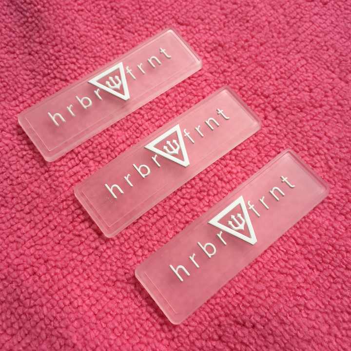 Soft Clear PVC Rubber Label - Sustainable Garment Label