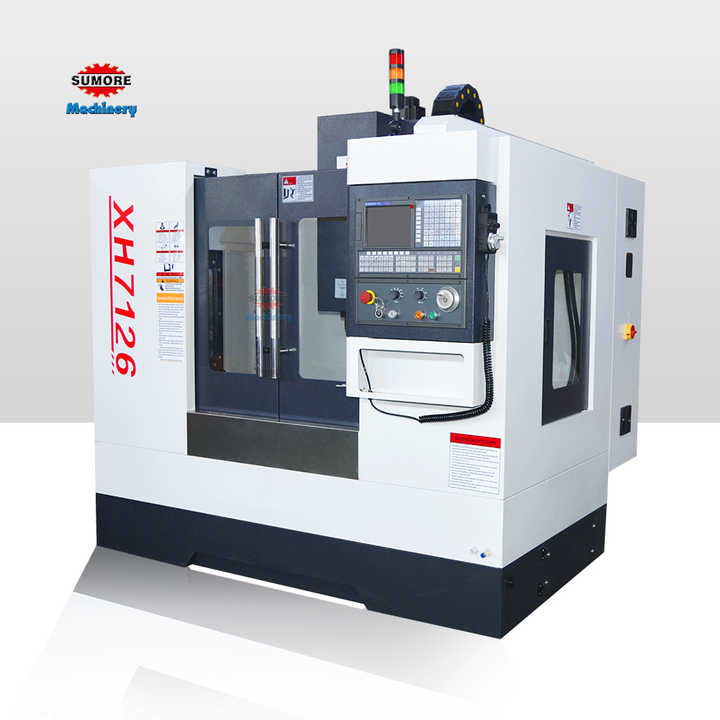 Sumore Vertical Cnc Milling Machine 3 Axis 4 Axis 5 Axis Vmc Cnc Machining Center XH7126 for ...