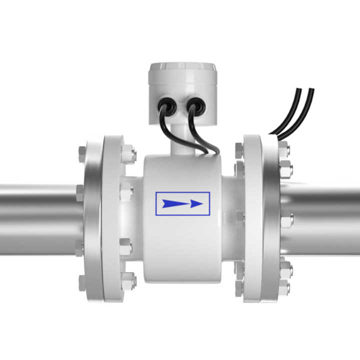 RS485 modbus flow meter water stainless steel remote type electromagnetic flow meters for acid ...
