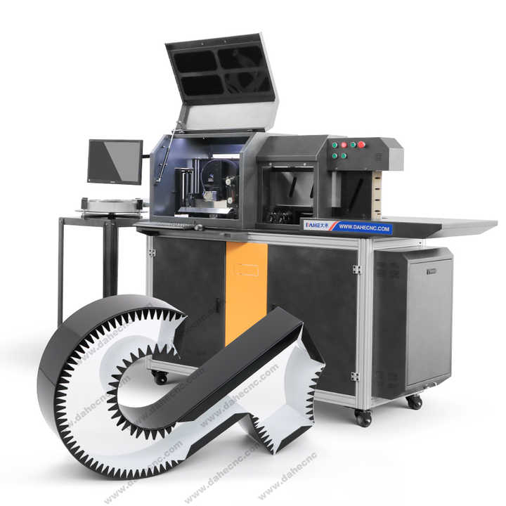SHANDONG DAHE DH-F200 CNC Notching and Flanging Channel Letter Bending ...