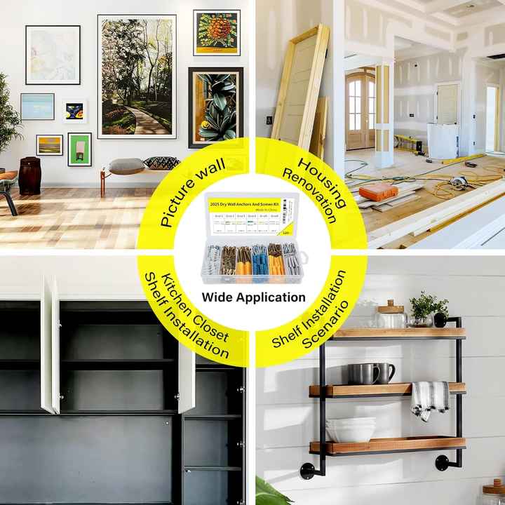 FIXTITE M3.5 Brass Hex Set Drywall Screw Anchor Available in 30mm ...